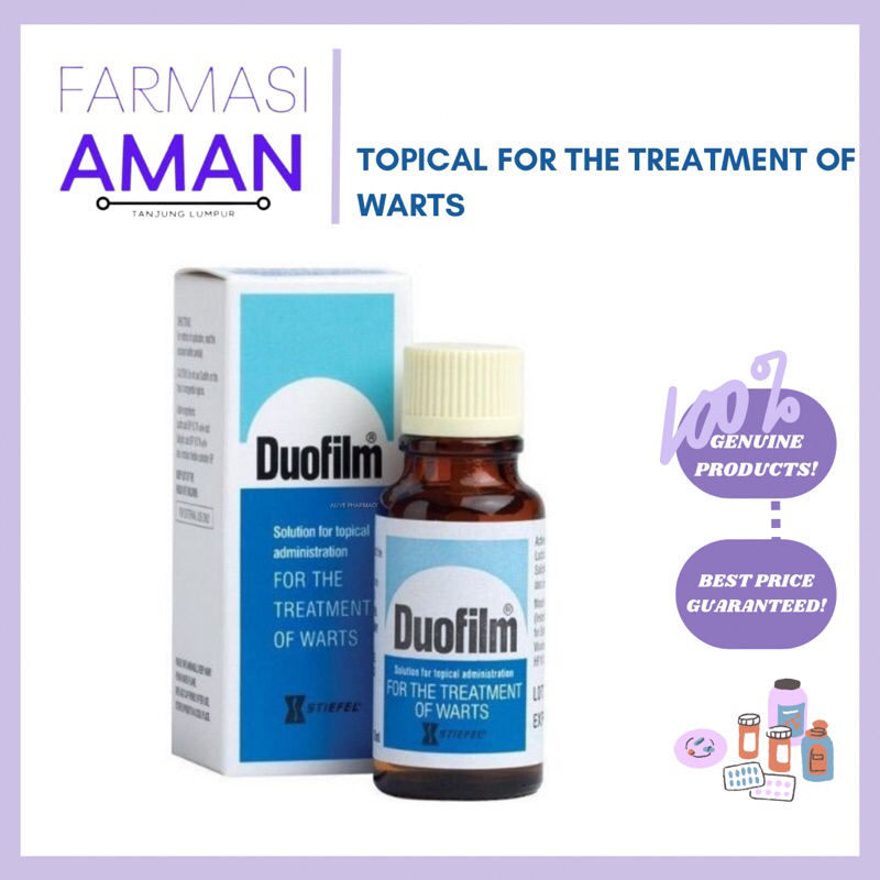 Duofilm Solution 15ml (For The Treatment Of Warts) | Shopee Malaysia