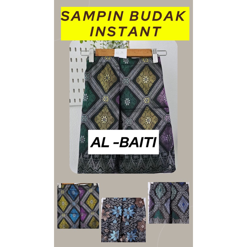 SAMPIN BUDAK INSTANT / SAMPIN RAYA 2024 / S-XL / SAMPIN SARUNG BUNGA ...