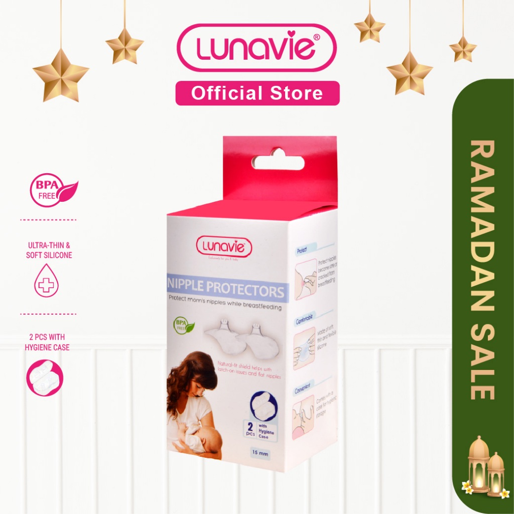 Lunavie Nipple Protectors | Silicone Nipple Shield | Pelindung Puting | Shopee Malaysia