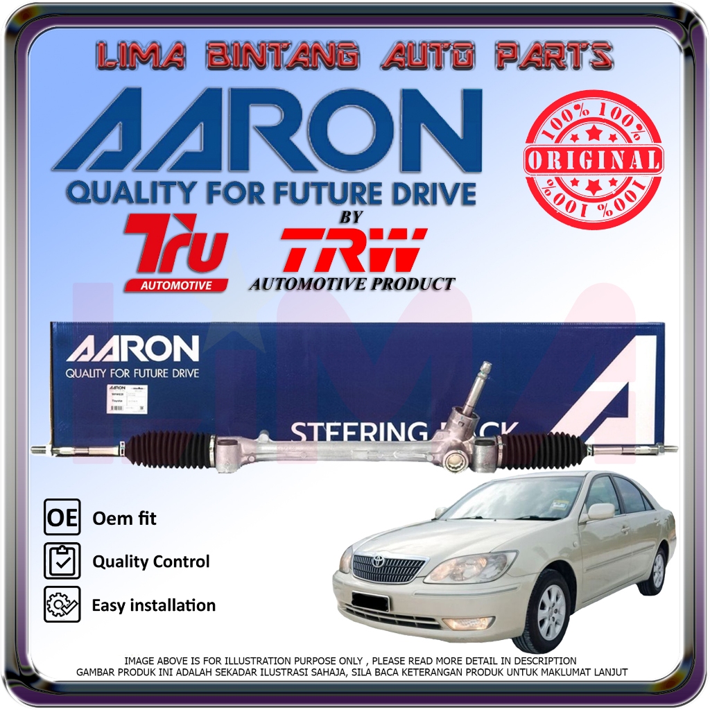 Toyota Camry ACV30 Power Steering Rack Assy AARON *Original* | Shopee ...