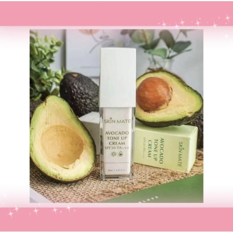 Skin Mate Avocado Tone Up Cream Sunscreen SPF30 PA (30ml) 防晒润肤霜 ...