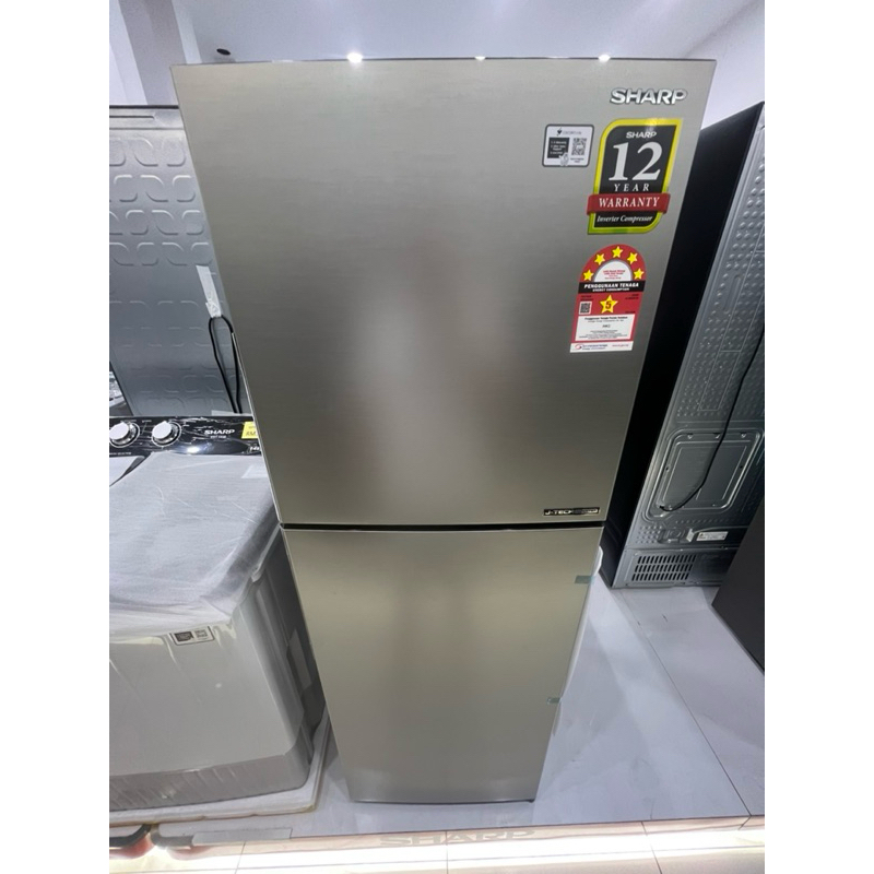Sharp 280 liter & 320 liter inverter refrigerator twin door | Shopee ...
