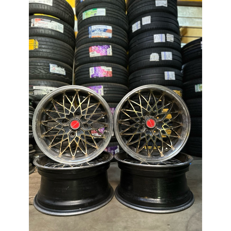 Rim 2nd 14” 15" dan 16 & 17 pcd100/pcd114 viva/saga/myvi/alza/wira ...