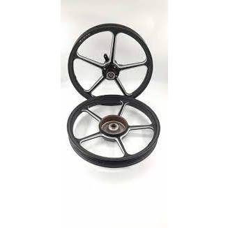 Aji Racing FG505 Sport Rim Yamaha NVX V1 V2 Aerox Forged Rims Set 505 1.6/1.6*17 Gold Matt Black ...