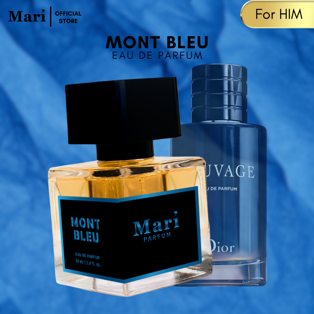 MARI Mont Bleu EDP Perfume 10ml / 30ml Tahan Lama 24 jam Perfume for ...