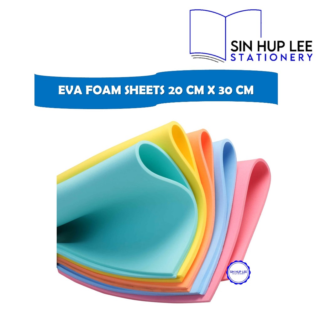 Eva Foam Sheet/Sponge Board 20 cm x 30 cm (5 Sheets) | Shopee Malaysia
