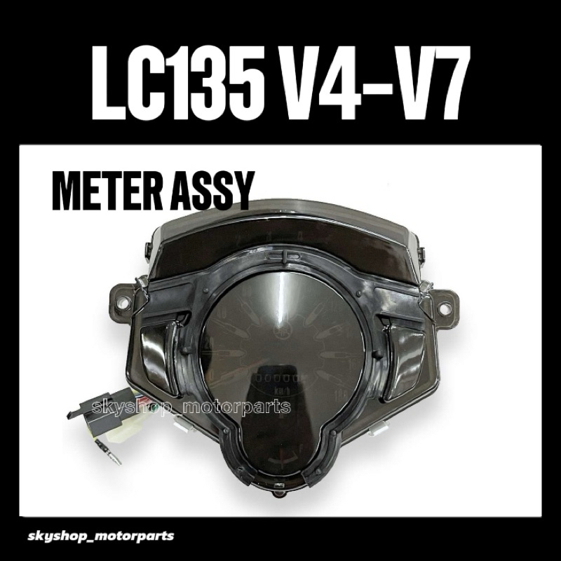 LC135 NEW (V4-V7) METER ASSY // SPEEDOMETER YAMAHA LC 135 V2 V3 V4 V5 ...