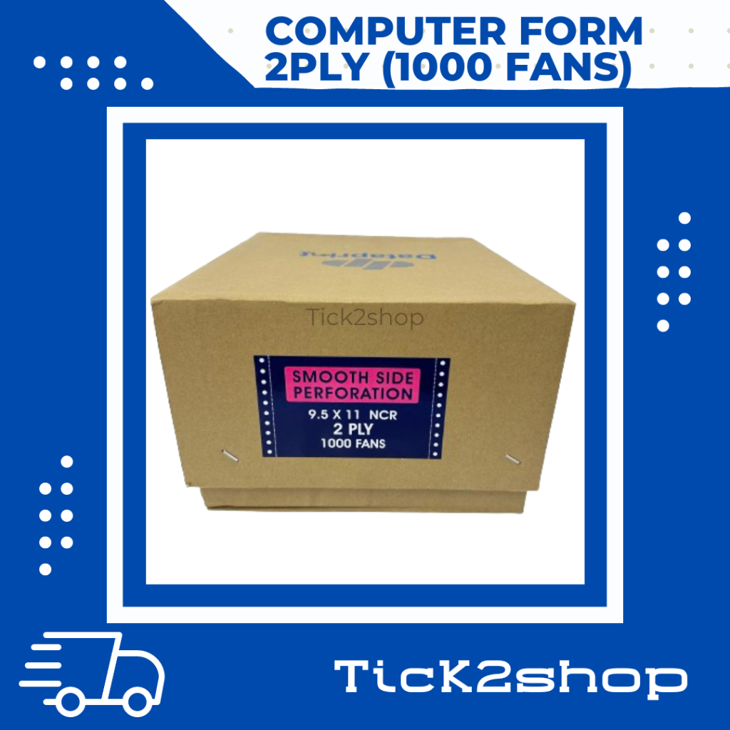 Dataprint Computer Form 2ply (1000 Fans) | Shopee Malaysia