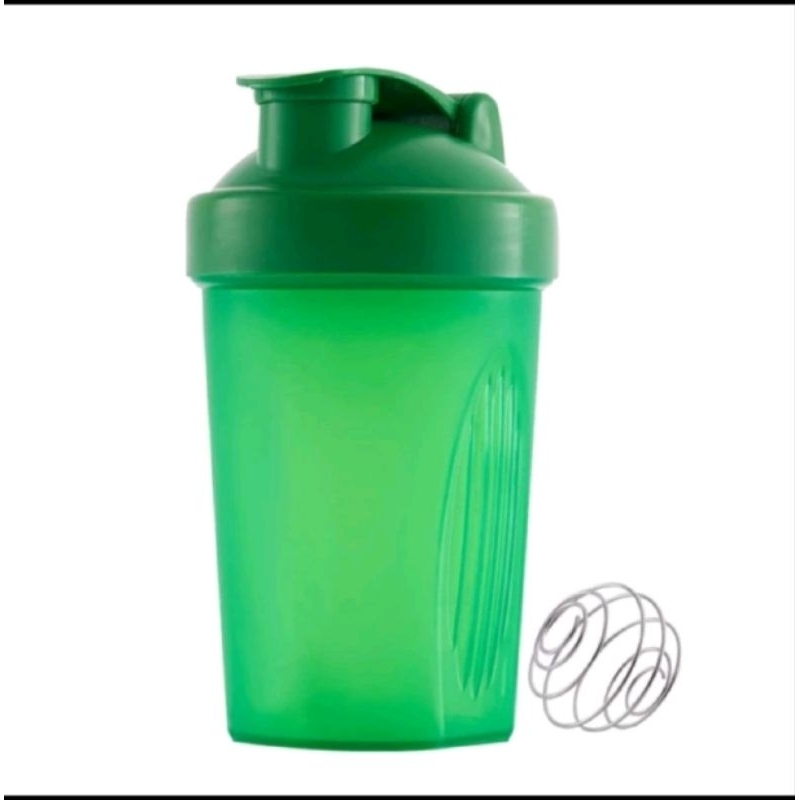 Muscle Fit Protein Shaker Bottle/Beaker with Stainless Steel Spring ...