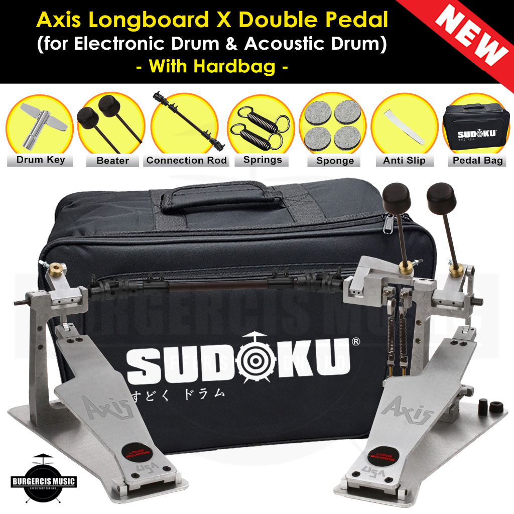 Axis X-L2 longboard Drum Double pedal | Shopee Malaysia