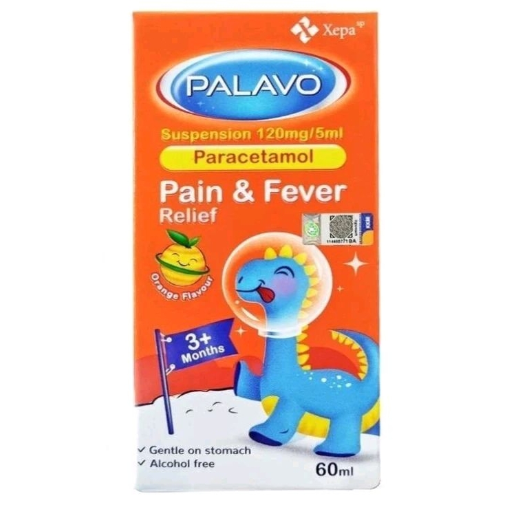 Palavo Paracetamol Suspension Orange Flavour 60ml ( Exp 11 /24 ...
