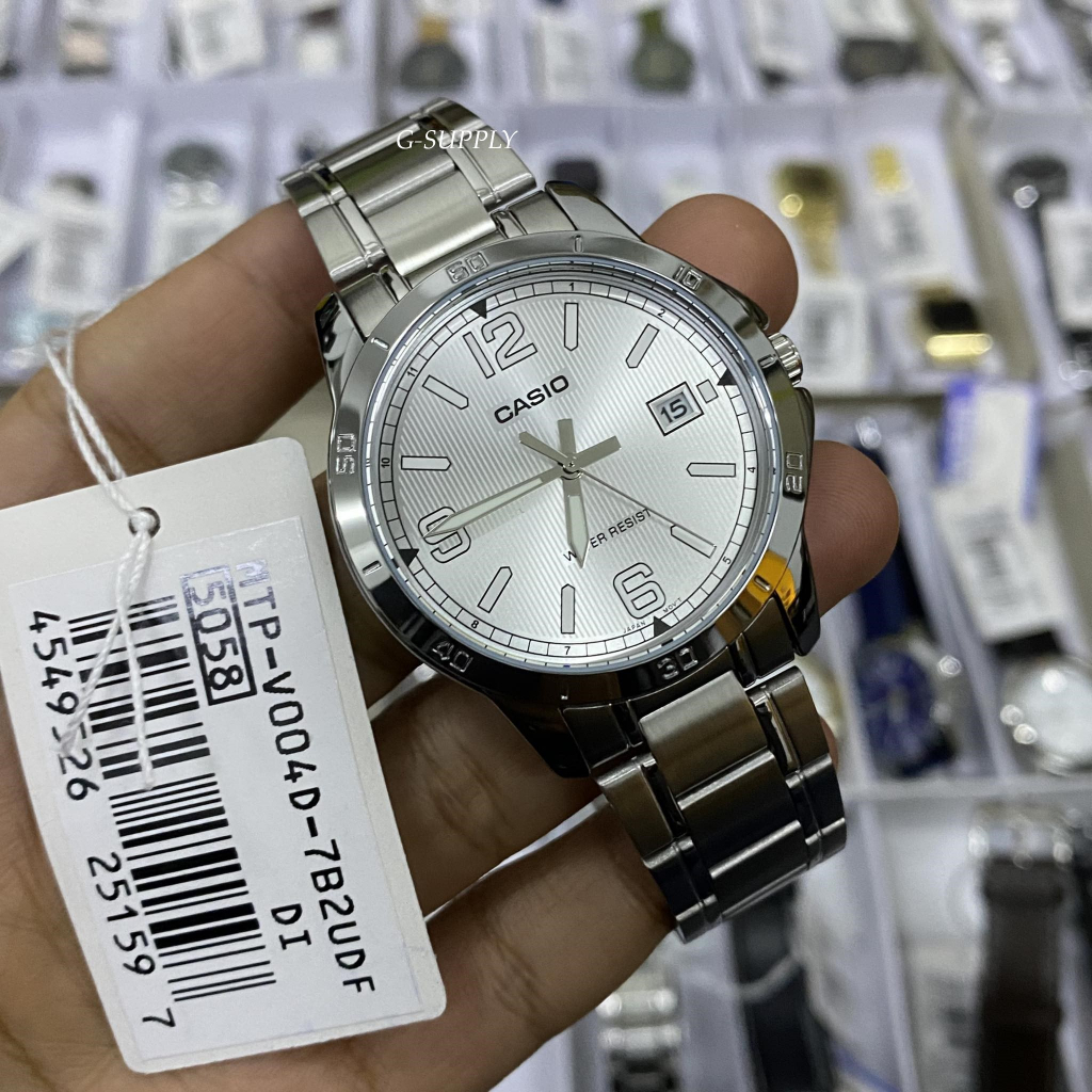 ( MEN CASUAL MINIMALIST ) 100% Original Casio MTP-V004D MTP-V004L ...