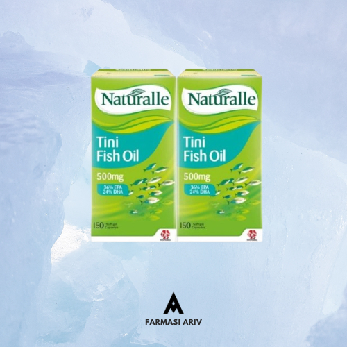 NATURALLE TINI FISH OIL 500MG 150 SOFTGEL CAPSULES (TWINPACK) | Shopee ...