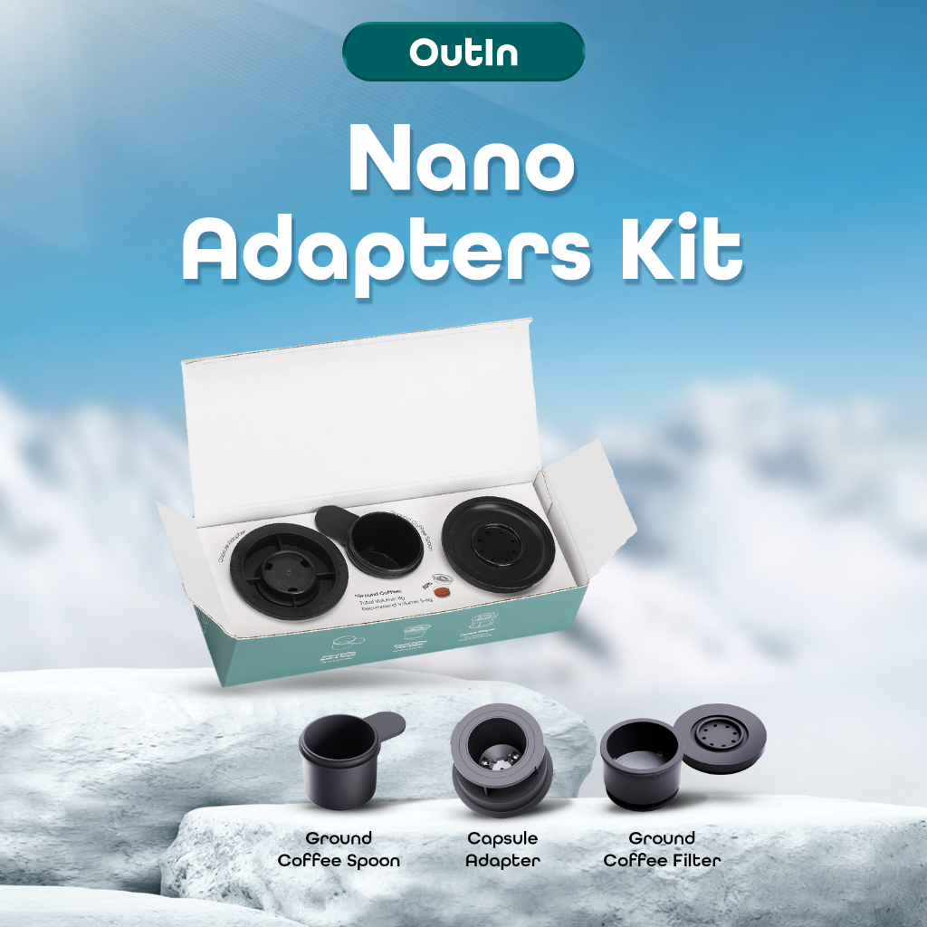 OutIn Nano Portable Electric Coffee Espresso Machine Accessories Kit ...