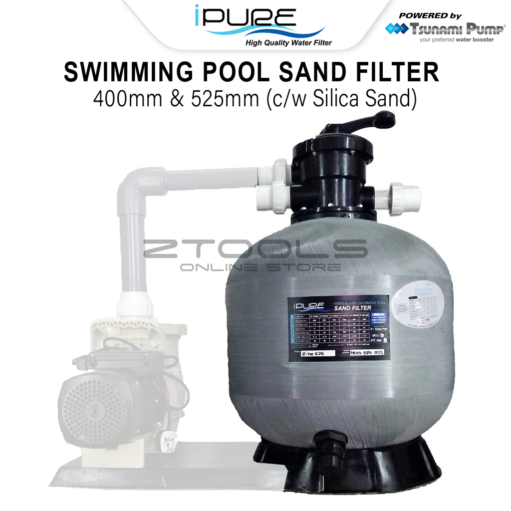 iPURE Swimming Pool Sand Filter 16" & 22" & 26" Recycle Sand Filter ...