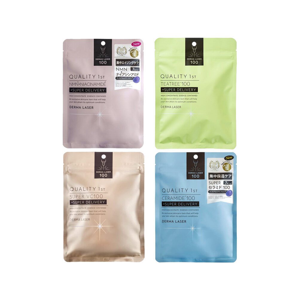 Quality First DERMA LASER SUPER Mask 7 sheets Series, Ship From Japan ...