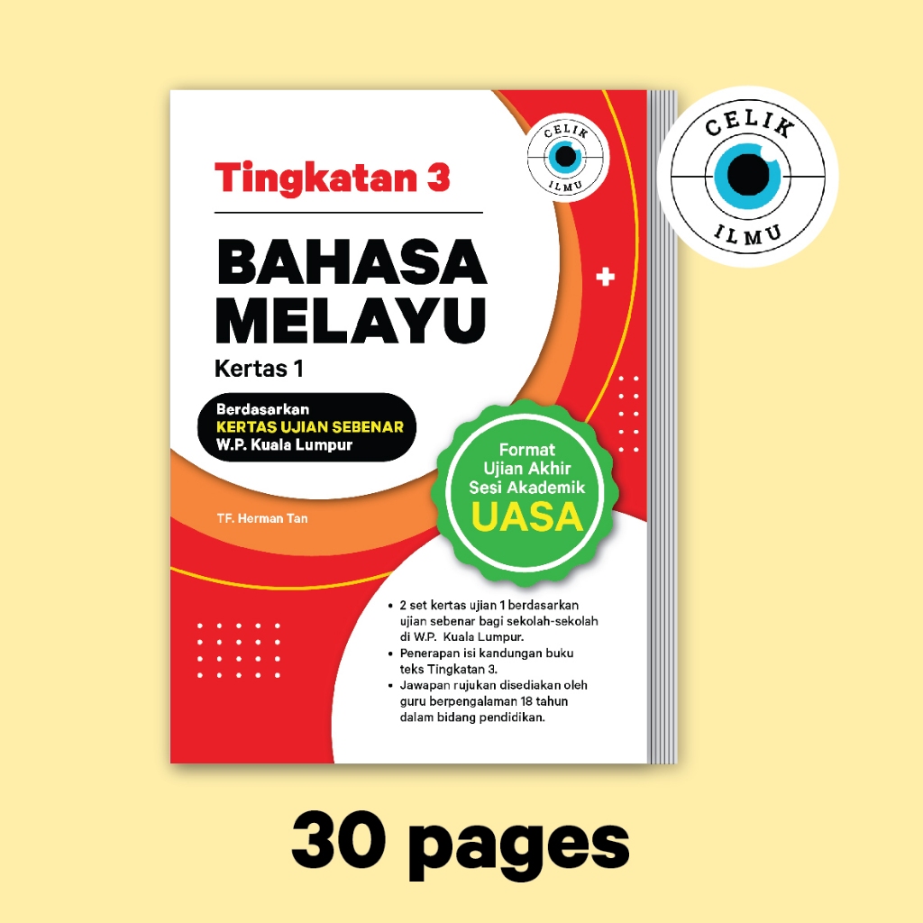 【2 set】 UASA Bahasa Melayu Kertas 1 Tingkatan 3_Berdasarkan Kertas ...