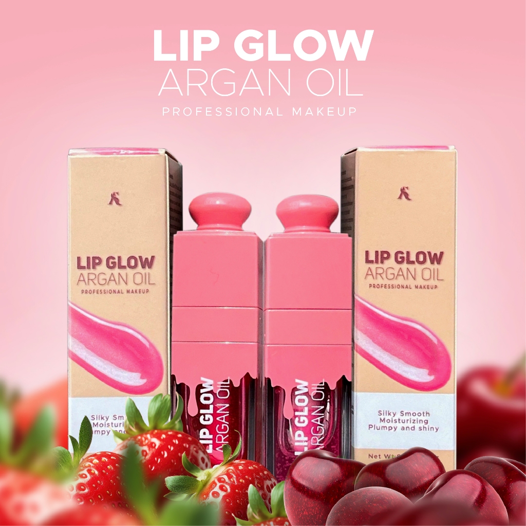 DHERBS Lip Glow Argan Oil Professional Makeup | Shopee Malaysia