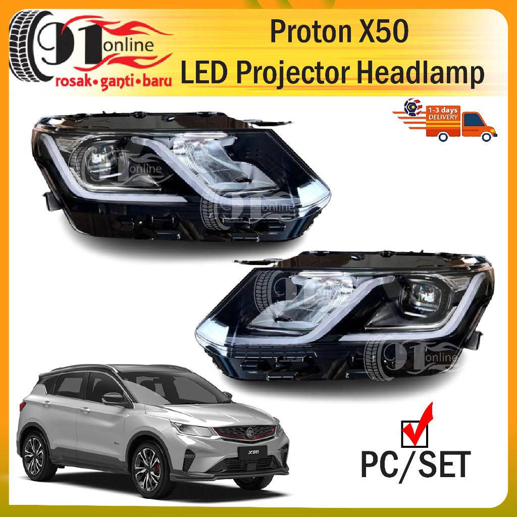 Proton X50 2020 - Onwards Original Geely High Spec Led Projector ...