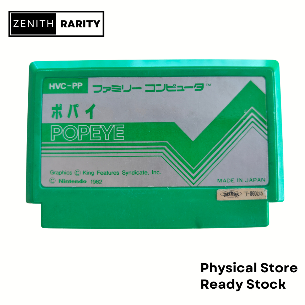 Zenith Rarity Nintendo Famicom FC game Popeye | Shopee Malaysia