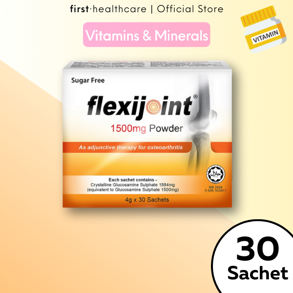 [READY STOCK!] Flexijoint 1500mg Powder Glucosamine 1500mg Bone Knee ...