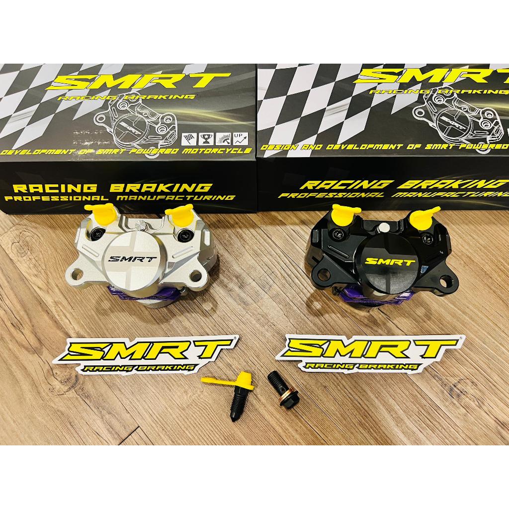 ORIGINAL SMRT TX MODEL P34 2 POT BRAKE CALIPER BLACK SILVER UNIVERSAL ...