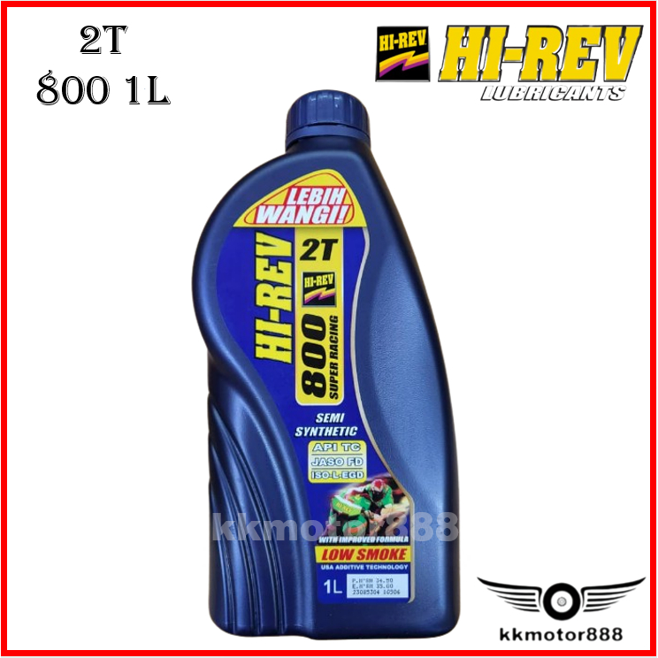 (100% ORIGINAL !!!) HI - REV 2T 800 SEMI SYNTHETIC 1L MOTORCYCLE ...