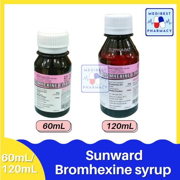 BROMHEXINE ELIXIR BATUK / KAHAK / MUCOLYTIC | Shopee Malaysia