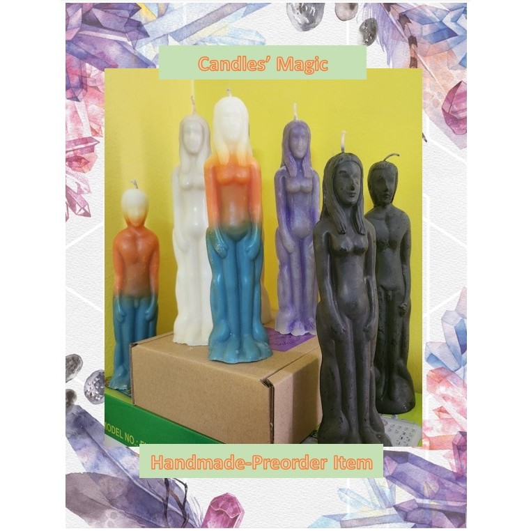 Human Shape Figurine Candles-Handmade/Customized _人形造型蜡烛-手工/定制 | Shopee ...