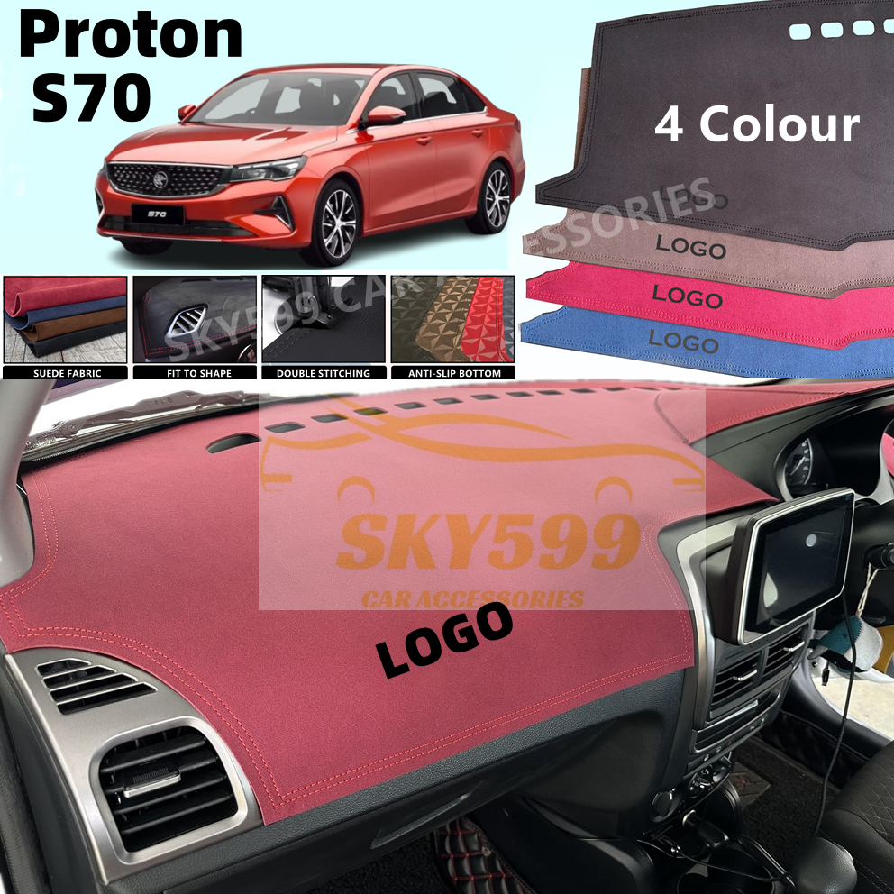 Proton S70 NEW dashboard cover high quality Suede 4 Color model ...