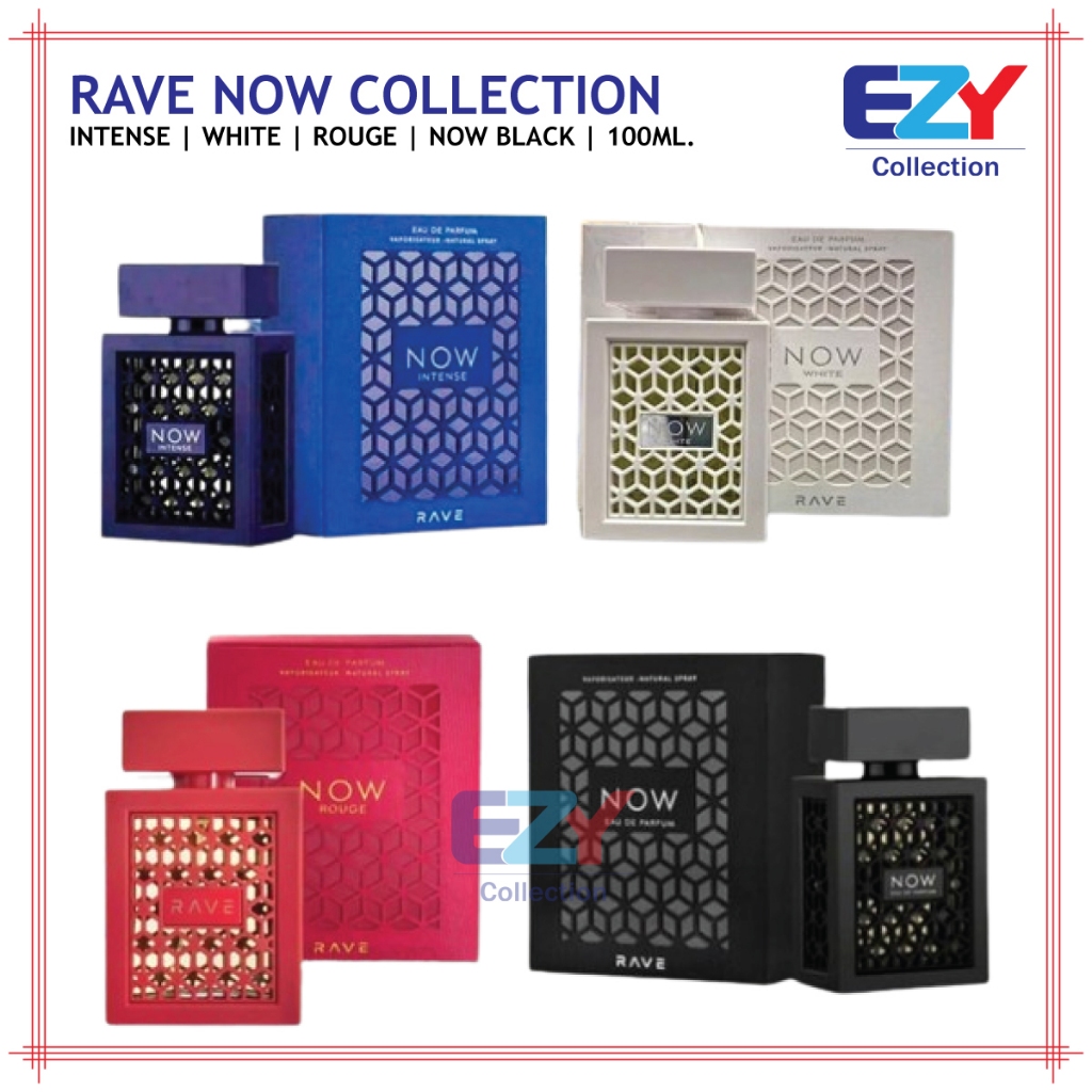 RAVE NOW / RAVE NOW INTENSE / RAVE NOW ROUGE PERFUME FOR WOMEN 100 ML ...