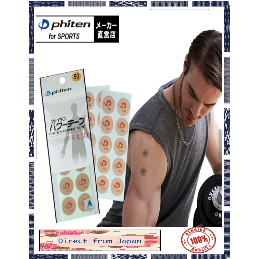 Phiten power tape X30 performance titanium patch japan domestic ver. 50sheets Direct From Japan ...