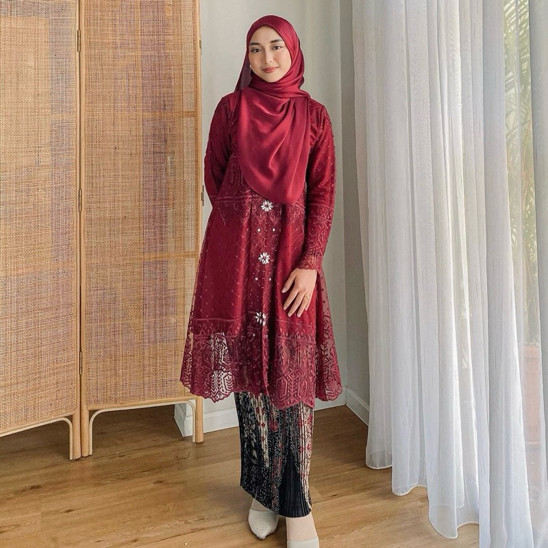 ANGGERIK KEBAYA baju raya 2024 kurung moden murah kebaya lace kebaya ...