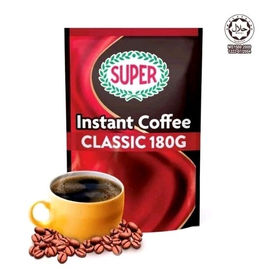 Super Classic Instant Pure Coffee [HALAL] 45g/180g | Shopee Malaysia
