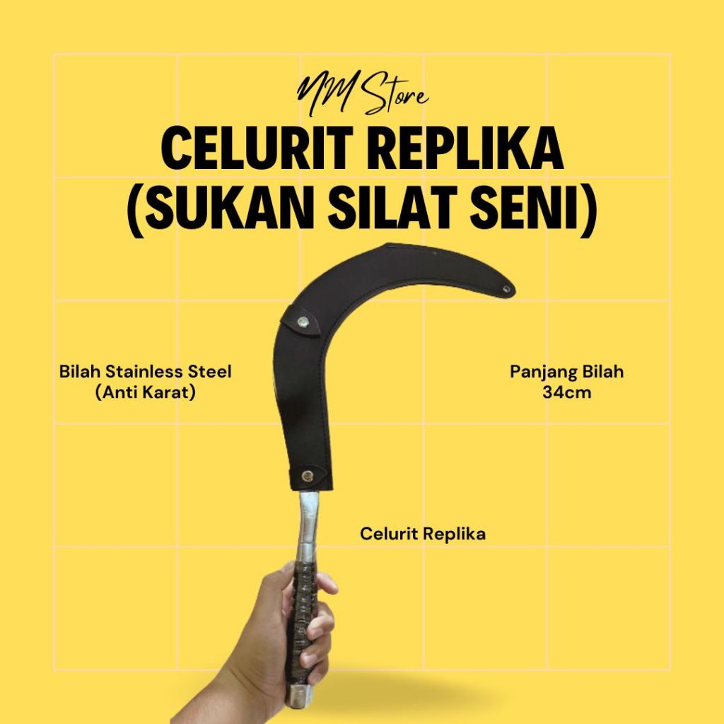 🔥Celurit Silat 🔥NM Store 🔥Pertandingan/Latihan Sukan Silat | Shopee ...