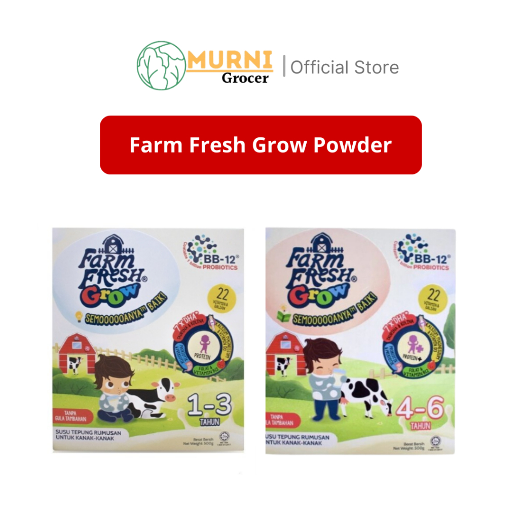 Farm Fresh Grow Powder 500g - 2 Variants | Murni Grocer | Shopee Malaysia