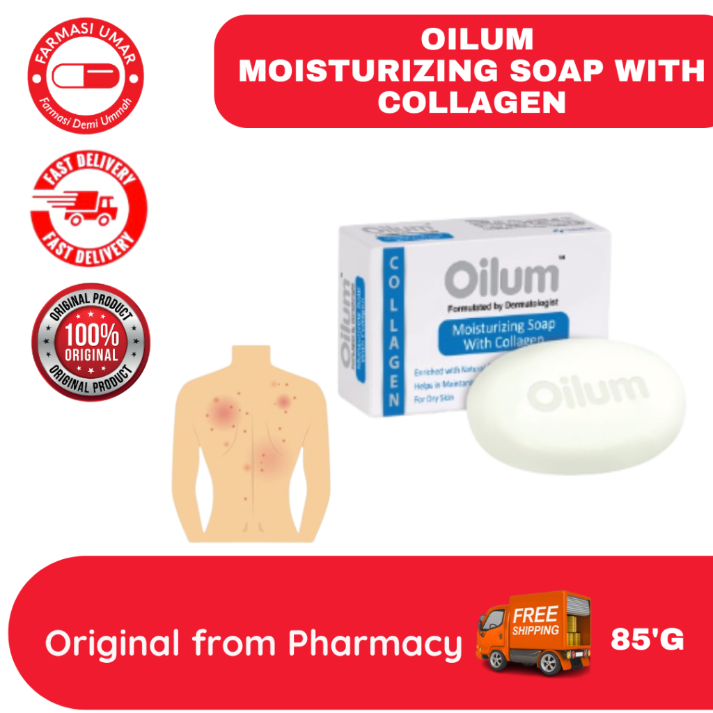 OILUM MOISTURIZING SOAP WITH COLLAGEN 85G | Shopee Malaysia