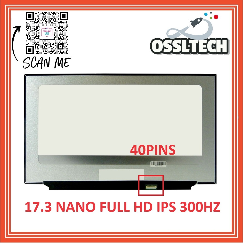 17.3" Full HD IPS 40Pins 300Hz screen for Asus ROG Strix G713Q/ G732L ...