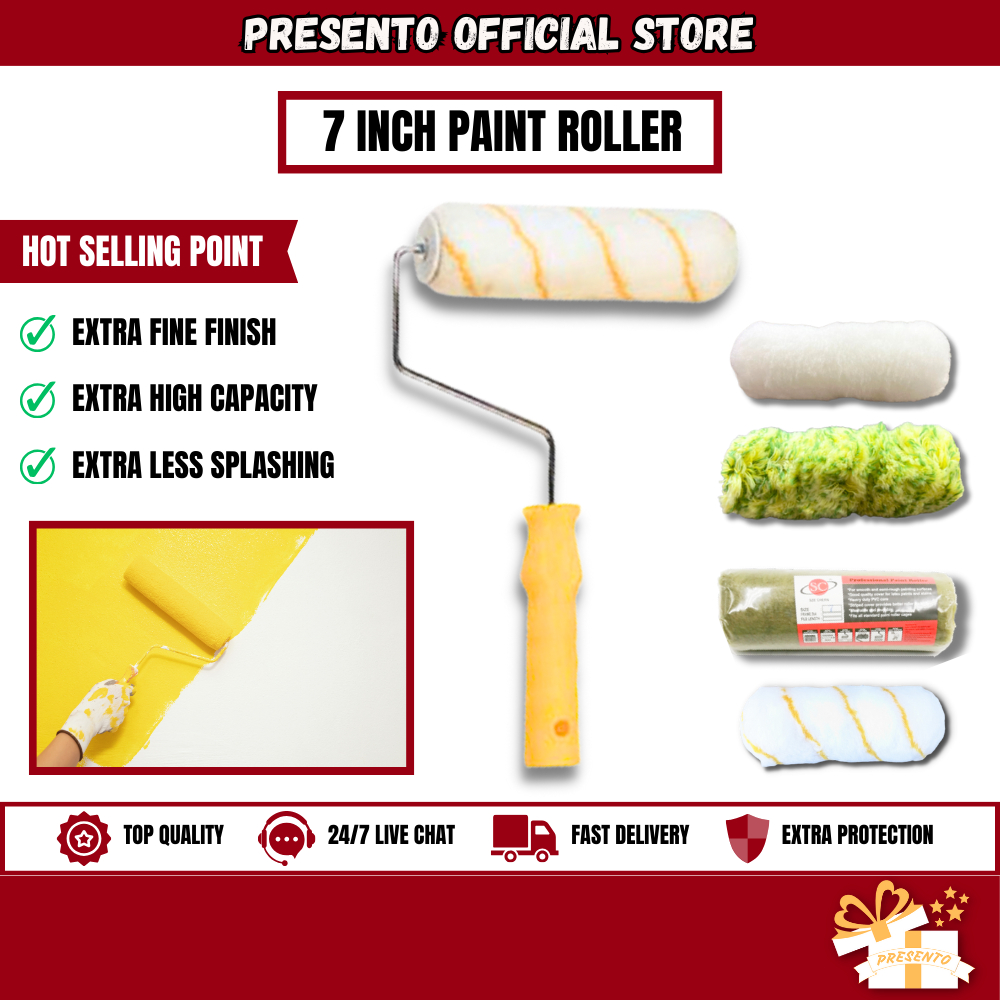4 7 Paint Roller Refill Solvent Base Roller Wall Painting Paint