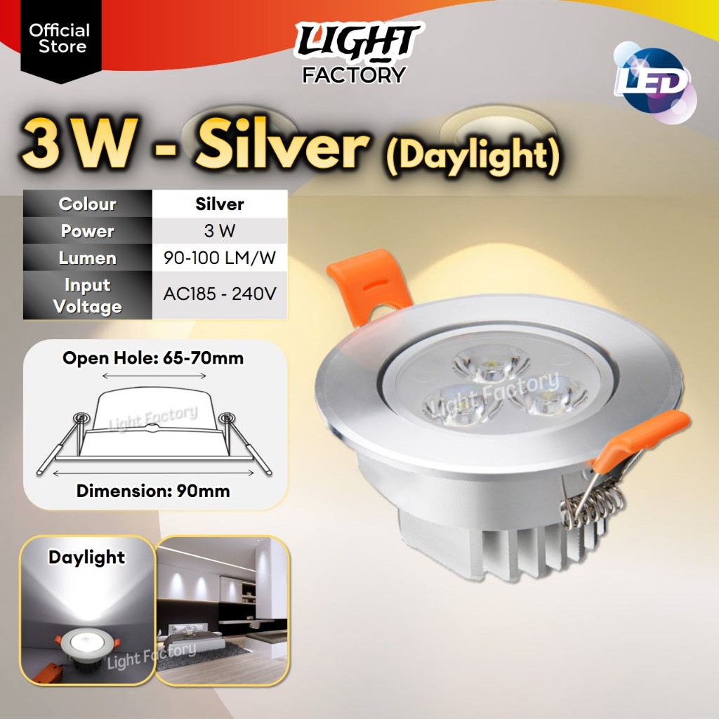 🔥HOT🔥LED Recessed Eyeball 3W | 7W LED Spotlight Recessed Light Recessed ...