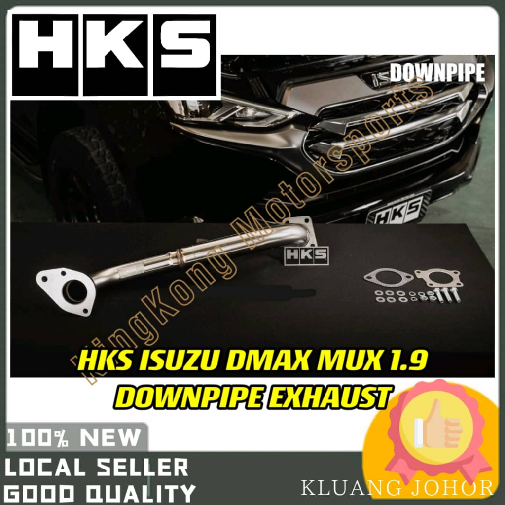 ORIGINAL HKS ISUZU DMAX MUX 1.9 DOWNPIPE EXHAUST DOWN PIPE TURBO DOWN PIPE ISUZU D-MAX D MAX ...
