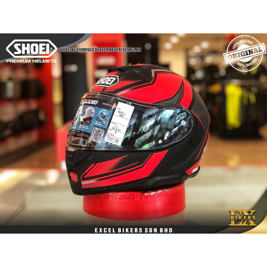 SHOEI HELMET NEOTEC 3 GRASP (TC-1) /NEOTEC /NEO TEC III /MODULAR HELMET ...