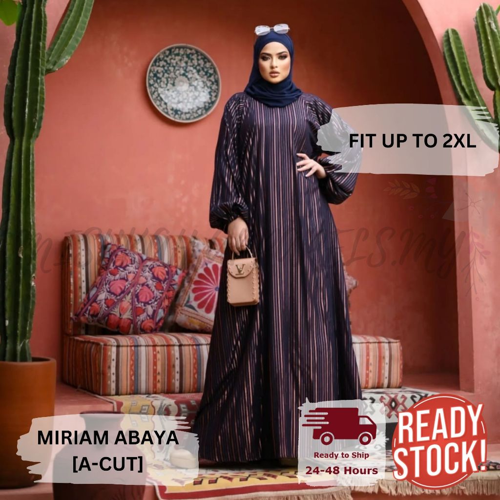 ★Mishkah Apparels★ MIRIAM Abayat - Cotton print bronze Modest Muslimah ...
