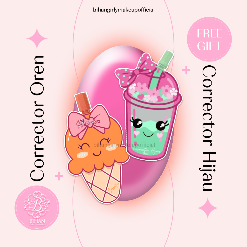 CORRECTOR OREN & HIJAU BGM | BGM ORIGINAL HQ | Shopee Malaysia