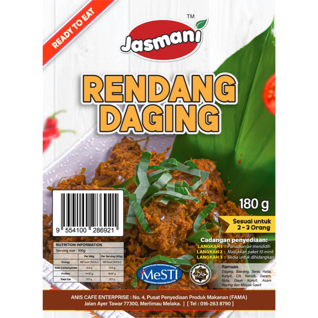 [Ready-to-Eat] Rendang Daging | Shopee Malaysia