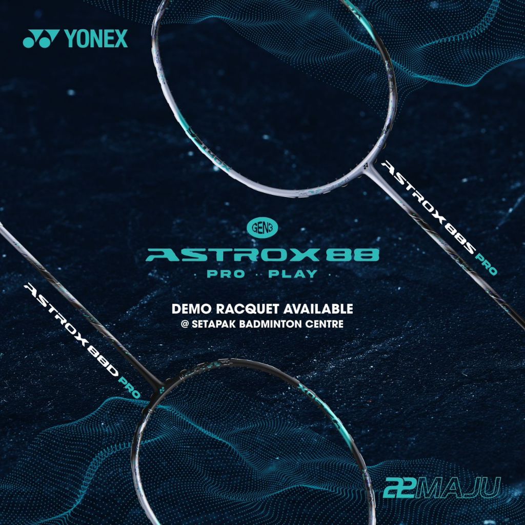 YONEX 88D 88S PRO | GAME | PLAY | BADMITON RACKET ( 3rd Gen ) | Shopee ...