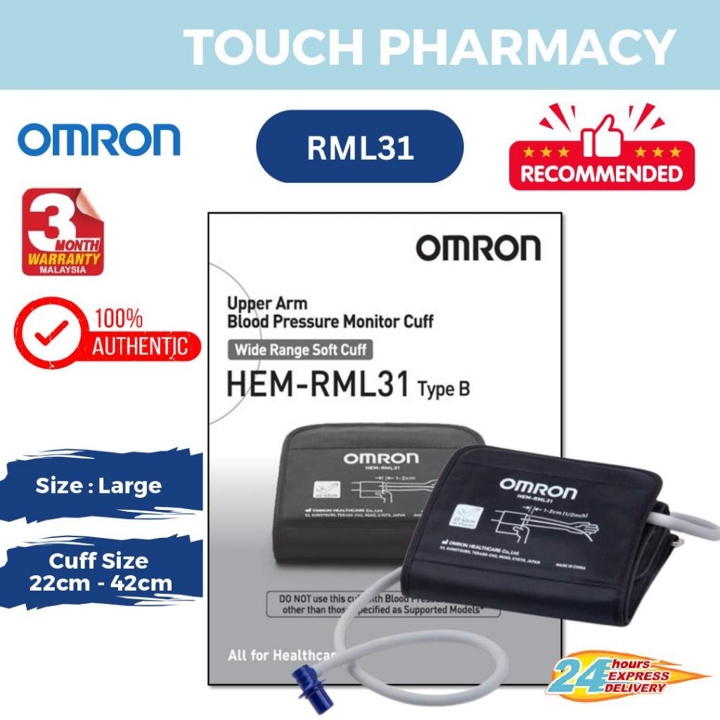 OMRON Wide Range Soft Cuff HEM-RML31 TYPE B (LARGE 22-42cm) 1'S/BOX ...