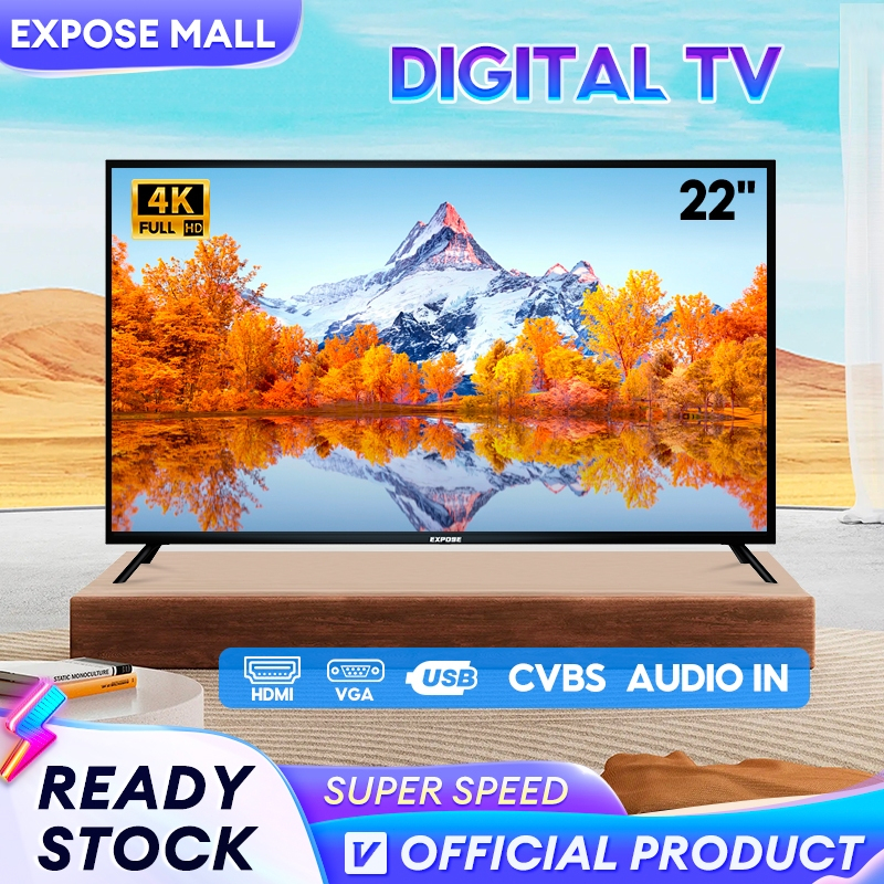 Digital TV 22 inch 4K LED 32 inch Digital TV Support MYTV 4K Ultra HD ...