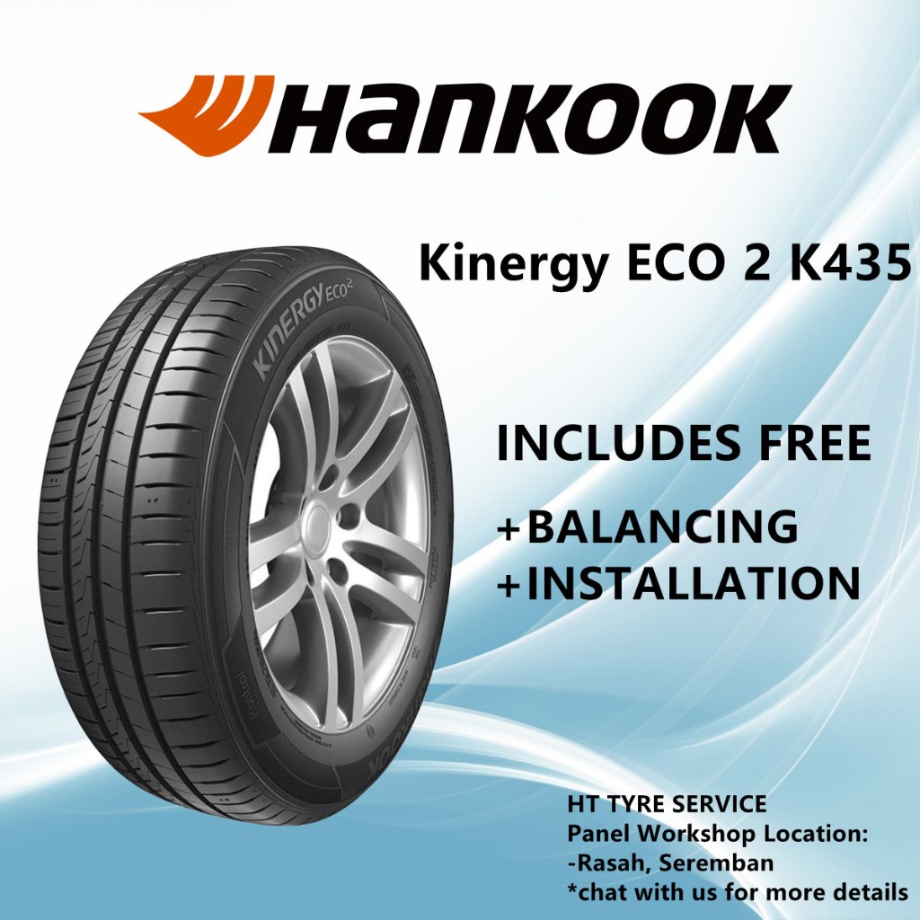 [Installation Available] HANKOOK KINERGY ECO2 K435 14 15 16 17 inch Tyre Tayar Tire (Free ...