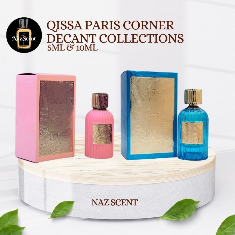 Qissa Paris Corner Decant Collections ( Qissa Pink / Qissa Blue ...